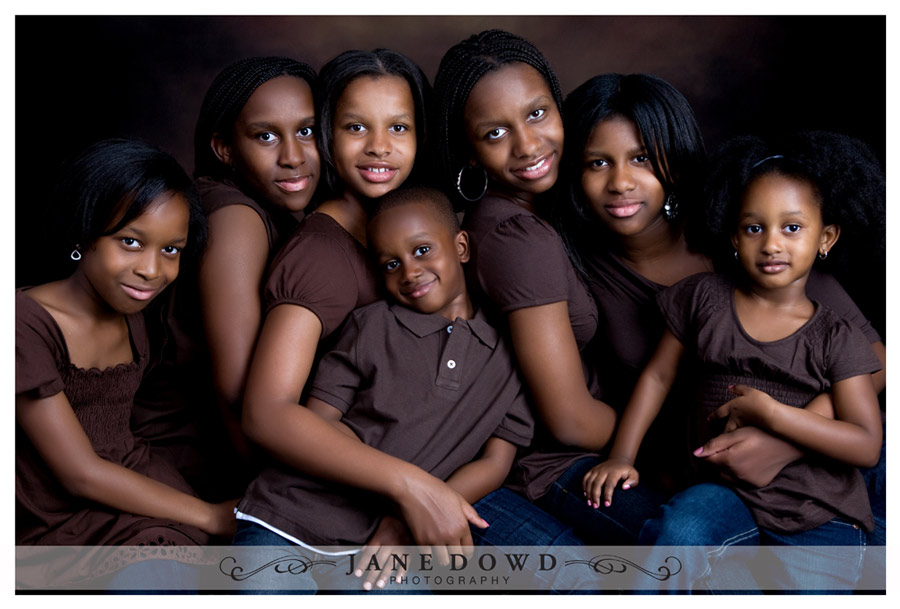 Family of Seven Children | Alpharetta Family Photographer » Jane Dowd ...